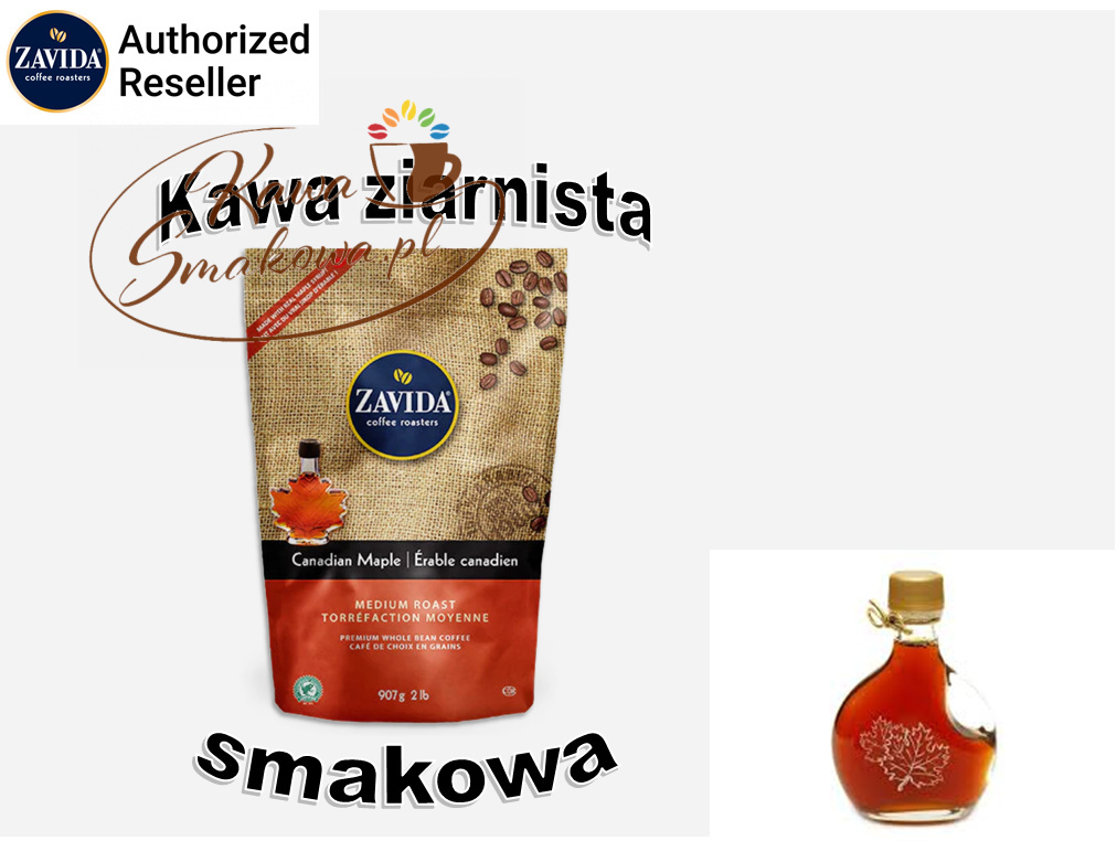 Kawa ZAVIDA Syrop klonowy (Canadian Maple) 907g ziarnista| Sklep ...